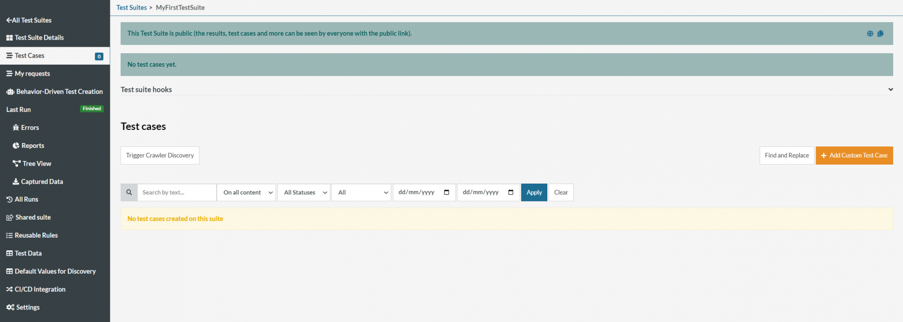 How to create a test suite in testRigor? How to create a test suite in testRigor?